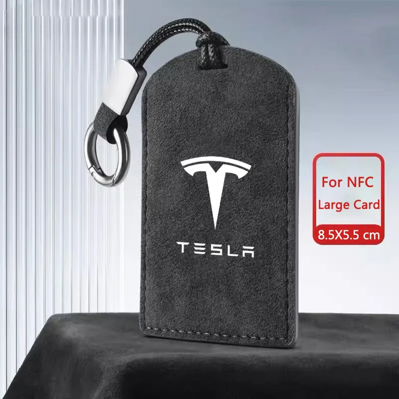 Suede Car NFC Card Key Case Cover Key Shell Holder Protector Bag For ...