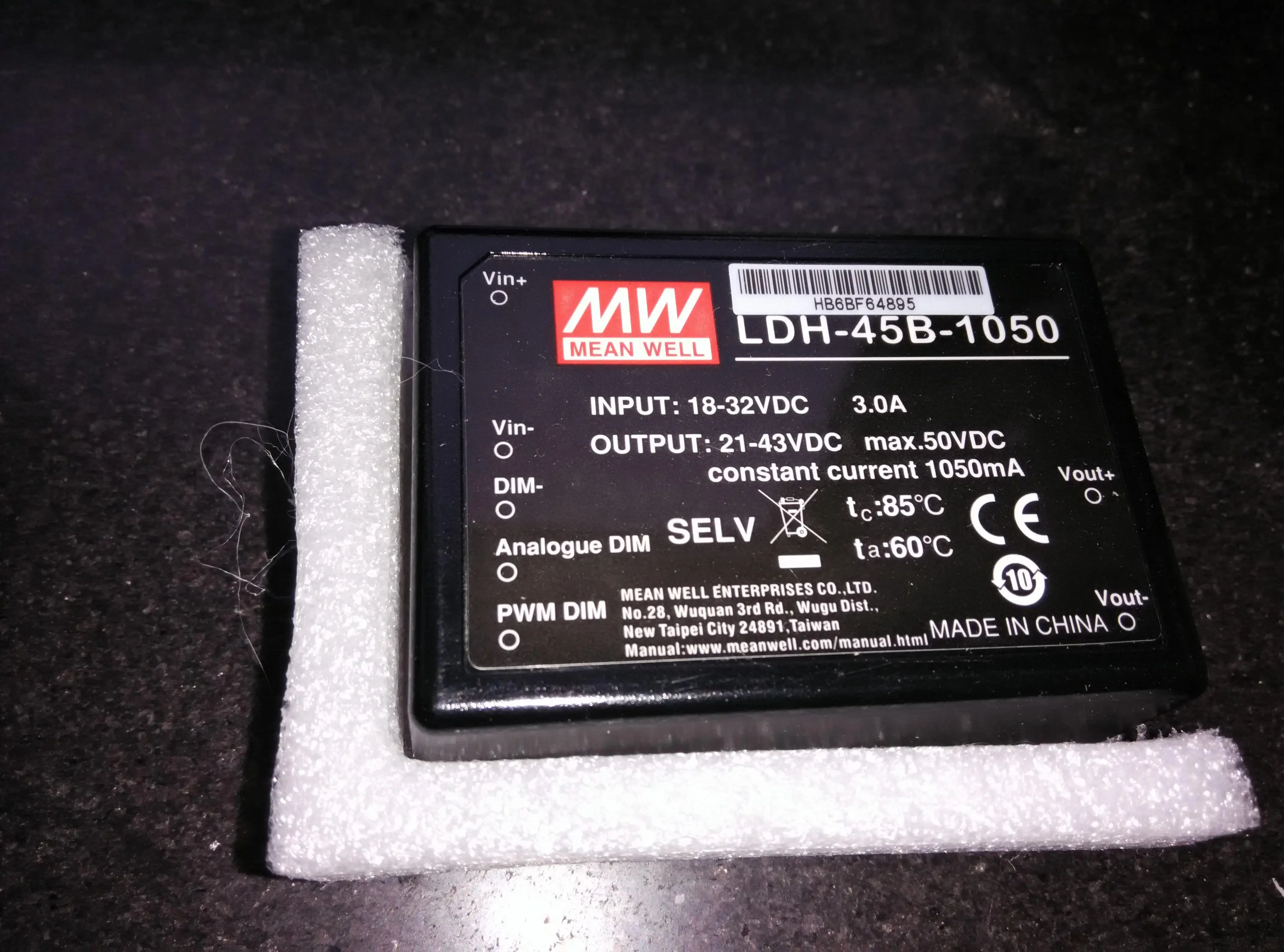 MEAN WELL LDH 45B 700/1050 45W DC DC Step Up Constant Current LED driver Brand New| | - AliExpress