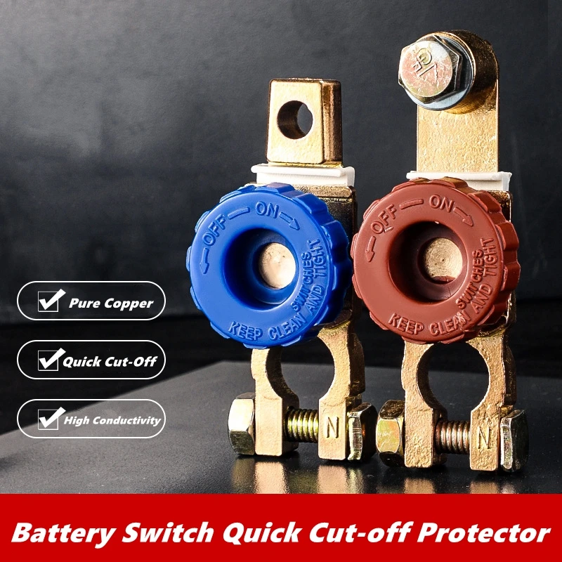 Motorcycle Battery Disconnect Switch Battery Cut Off Switch Terminal ...