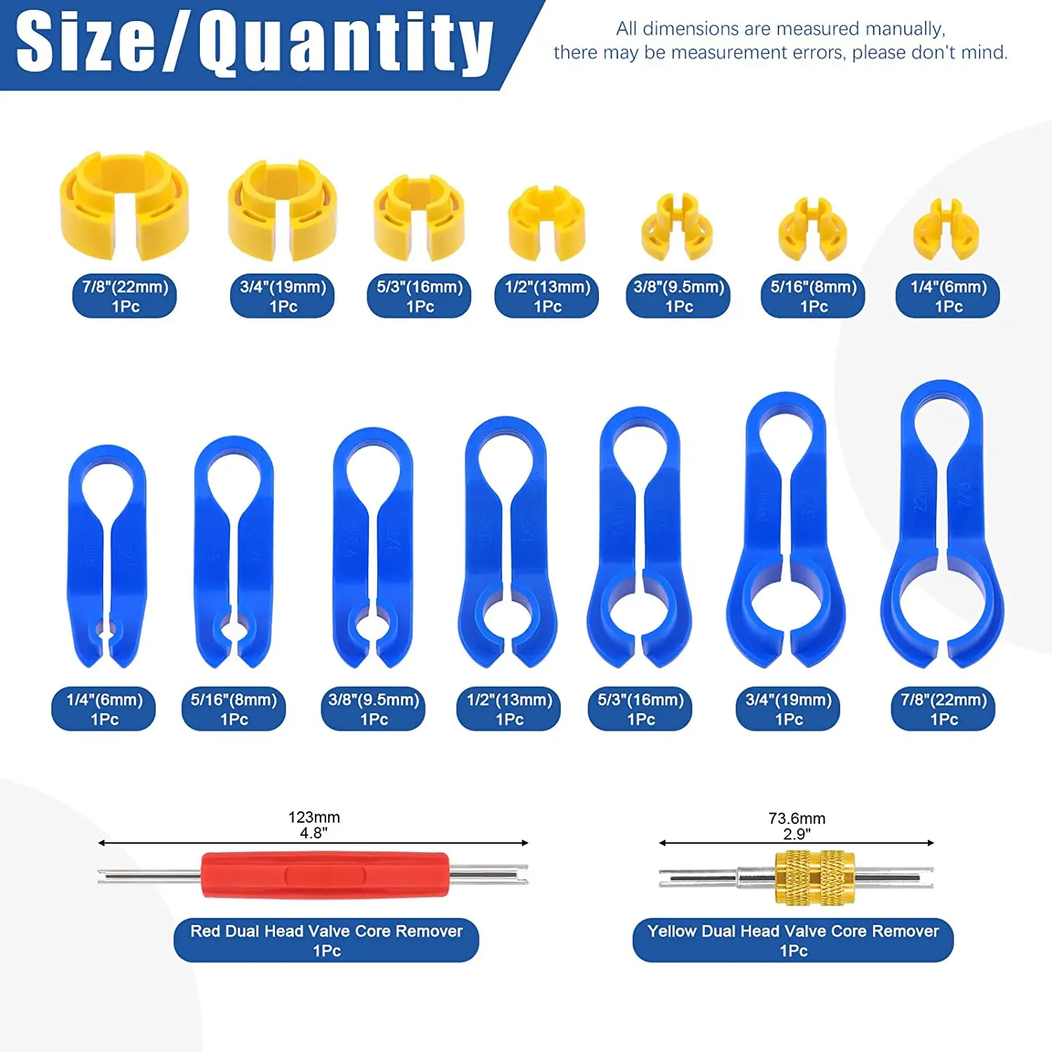 New Car AC Line Disconnect Tool Set Auto Fuel Line Quick Removal Tool ...