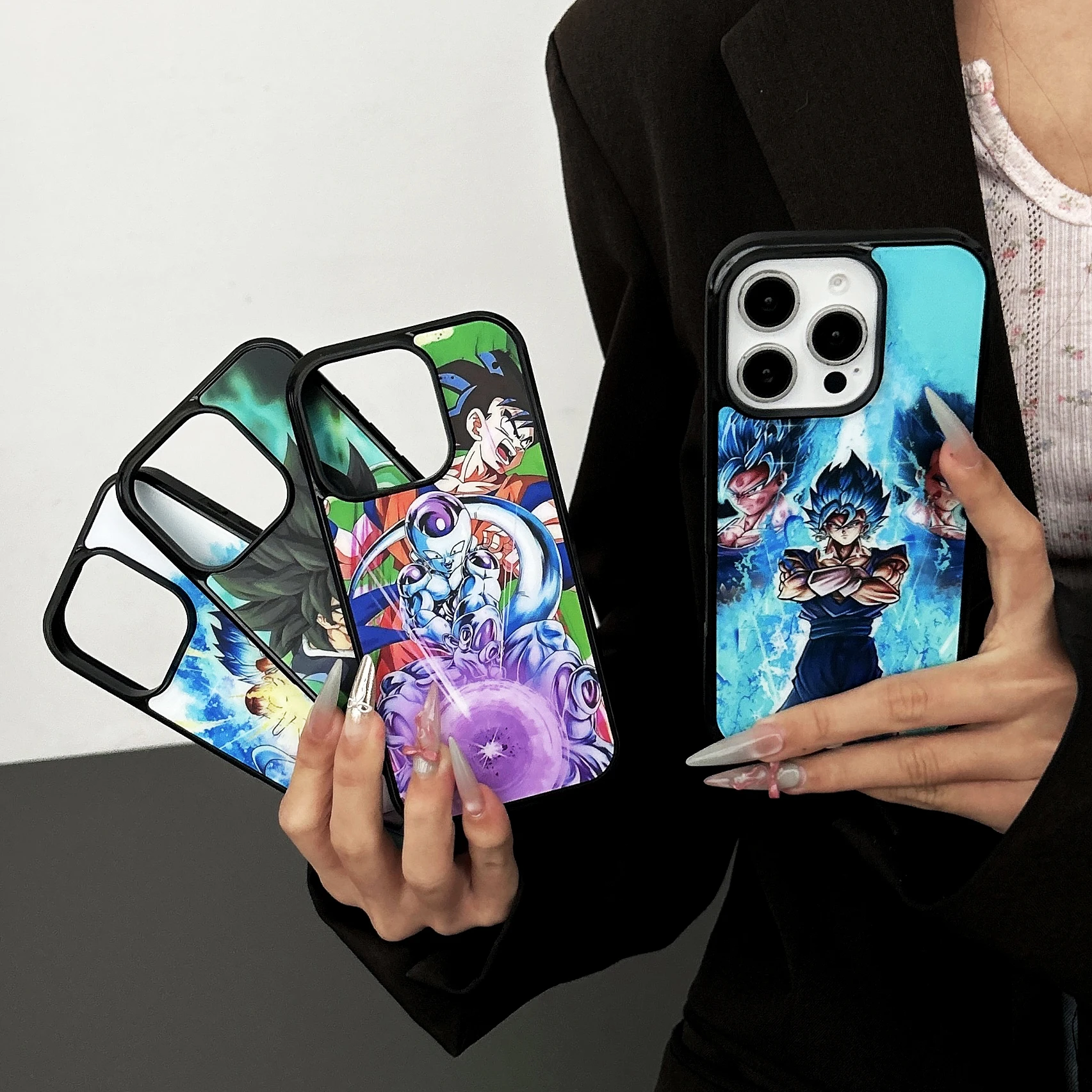 Dragon Ball Frieza Broli Model Phone Case for iPhone 11 12 13 14 15 16 ...
