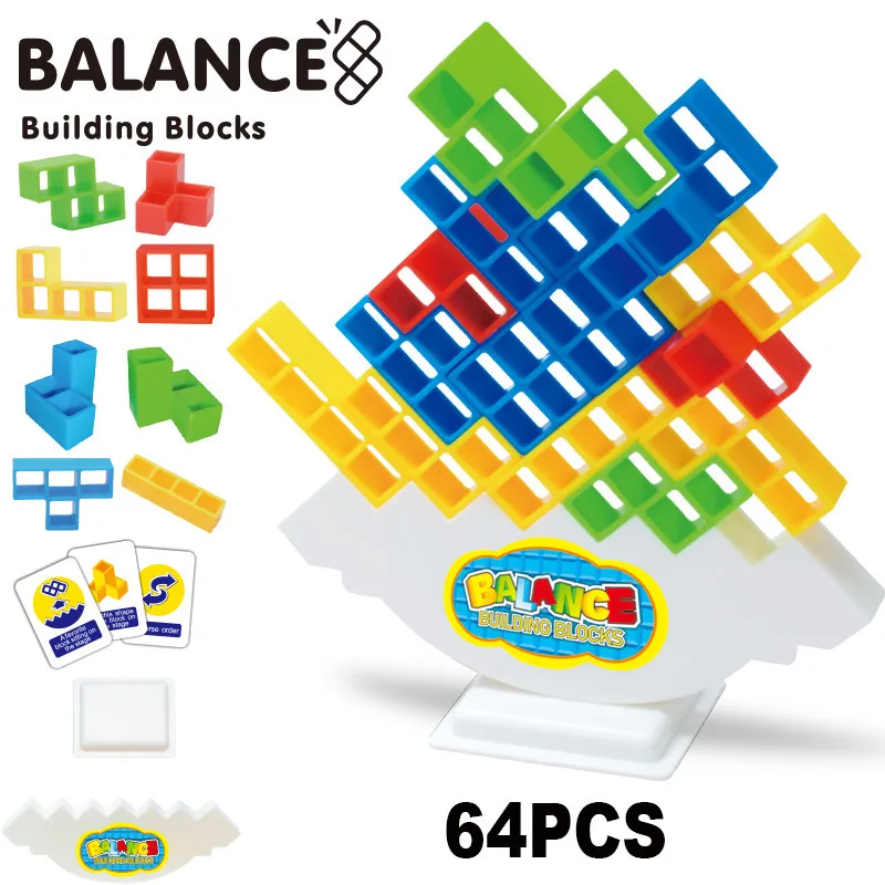 Tetra-Tower-Fun-Balance-Stacking-Building-Blocks-3d-Puzzle-Block-DIY ...
