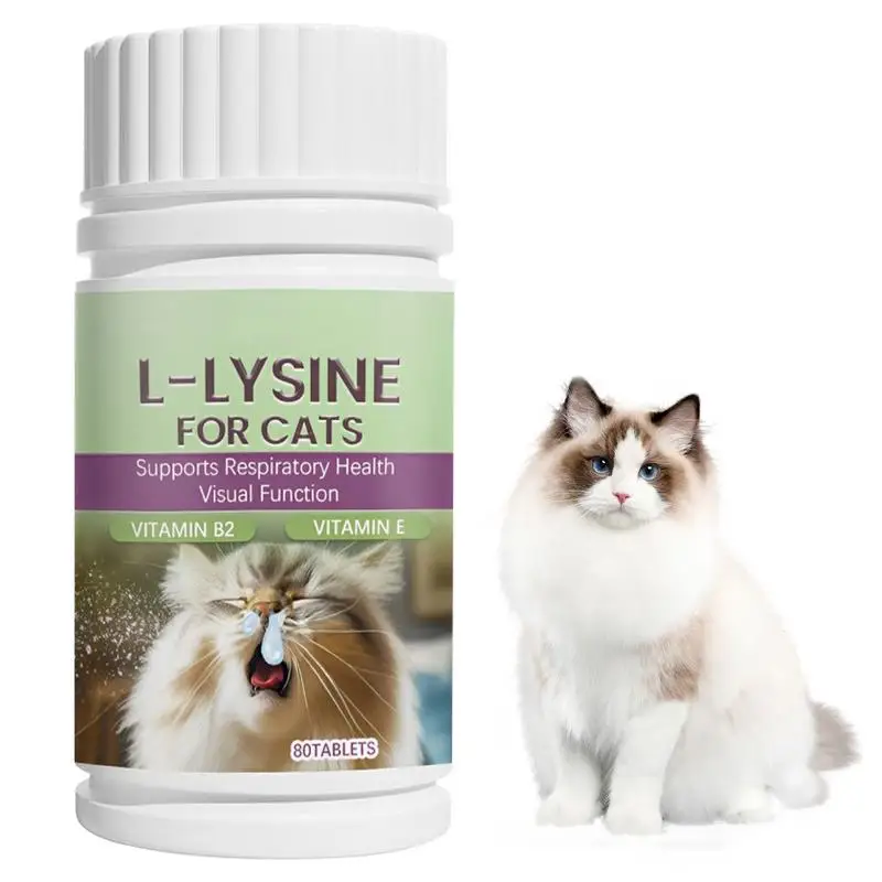Mild-Cats-Supplement-For-Sneezing-80pcs-Kitten-Tears-Care-Tablets ...