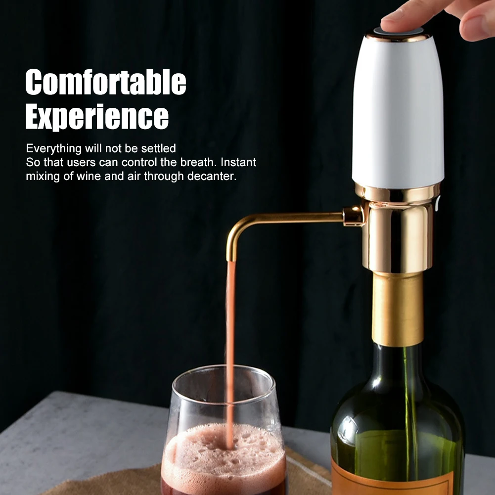 Electric-Wine-Aerator-And-Dispenser-One-Touch-Quick-Sobering-Decanter ...
