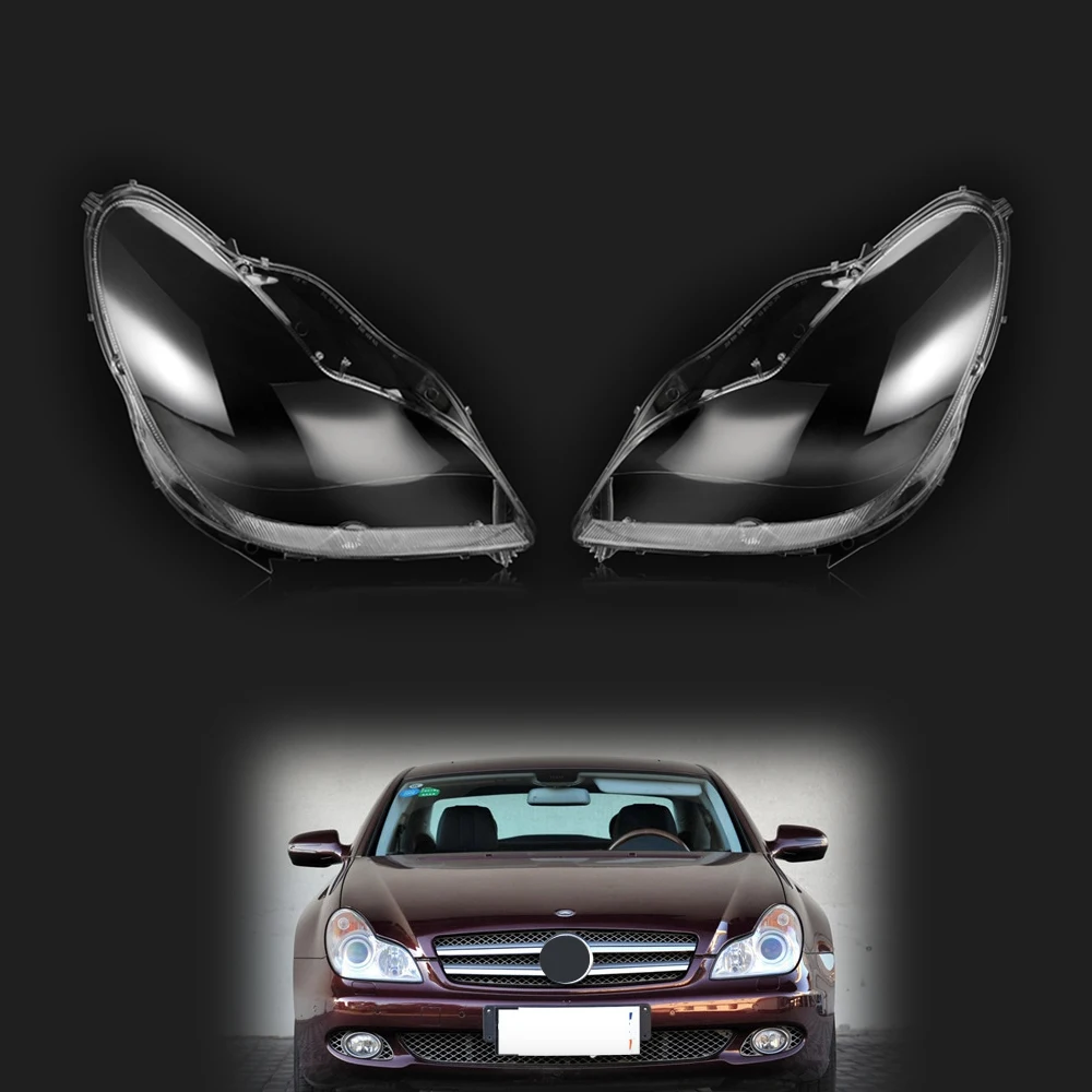 Pair-For-Mercedes-Benz-CLS-W219-2006-2011-Car-Headlight-Shell-Lamp ...