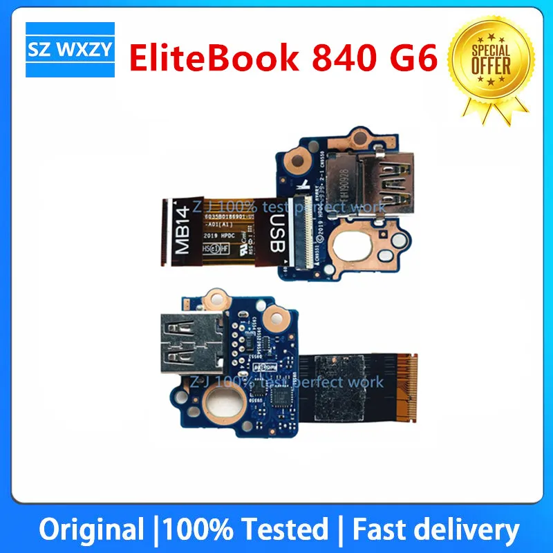 Original For Hp Elitebook 840 G6 Laptop Sps Usb Board With Cable L62735-001 6050a3022601-usb-a01 ...
