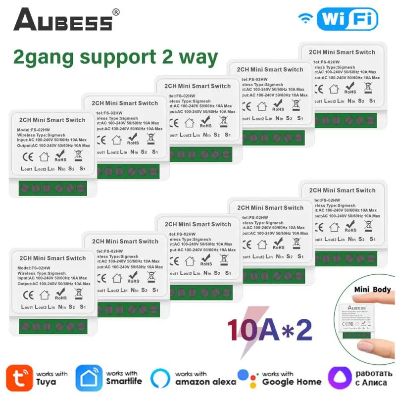 Miniinterruptor inteligente con WIFI para el hogar, módulo de ...