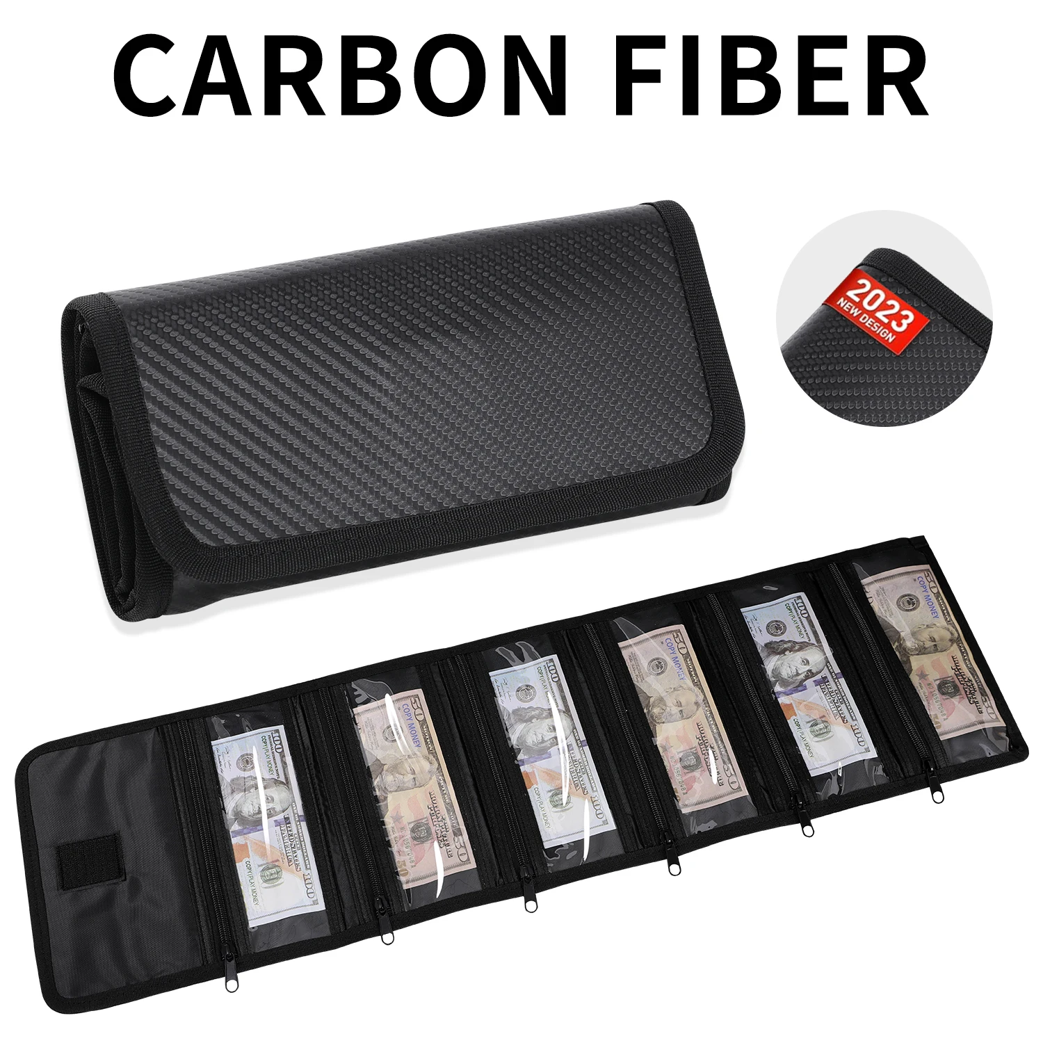 1pc-Men-s-Money-Wallet-Money-Organizer-For-Cash-With-6-Zippered-Pocket ...