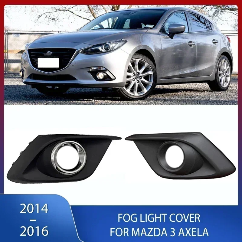 Car-Front-Bumper-Fog-Light-Cover-Grille-Lamp-Shell-Frame-Hood-For-Mazda ...