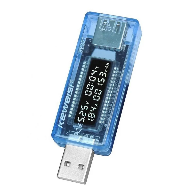 3 in 1 USB Tester Current Voltage Indicator Electric Ammeter Power ...