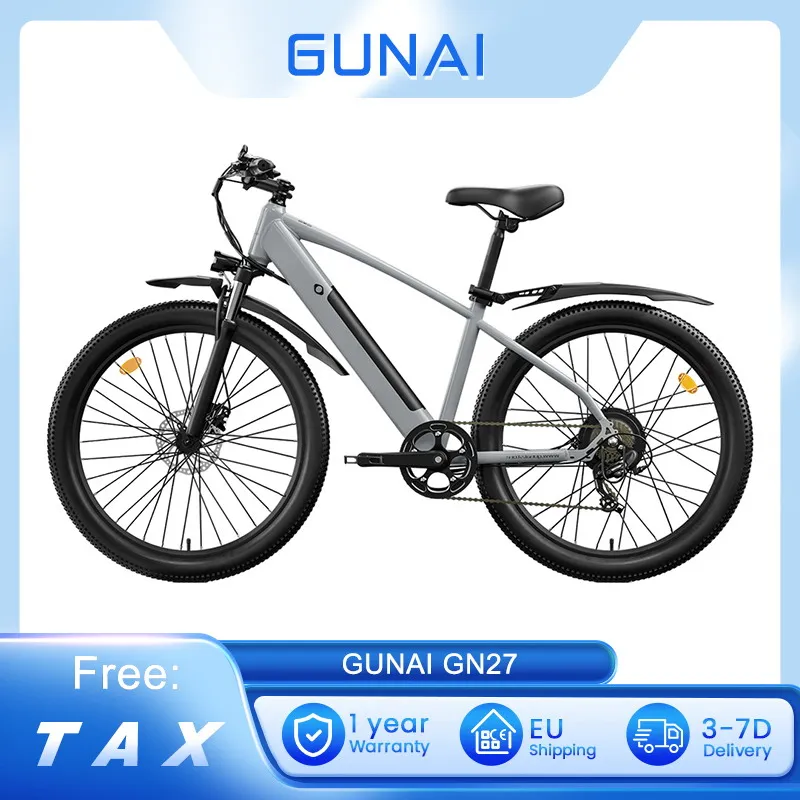GUNAI-GN27-Electric-Bike-750W-Motor-48V-10-4Ah-Battery-Torque-Sensor ...
