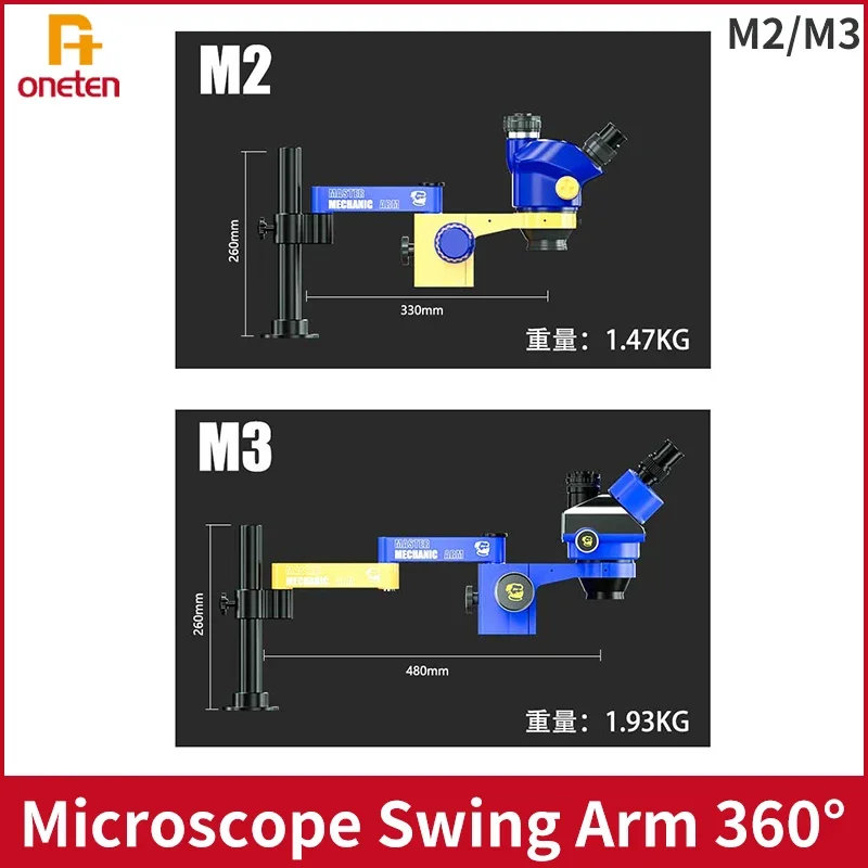 MECHANIC-M2-M3-Microsc-pio-Swing-Arm-360-Movable-Suporte-De-Metal ...