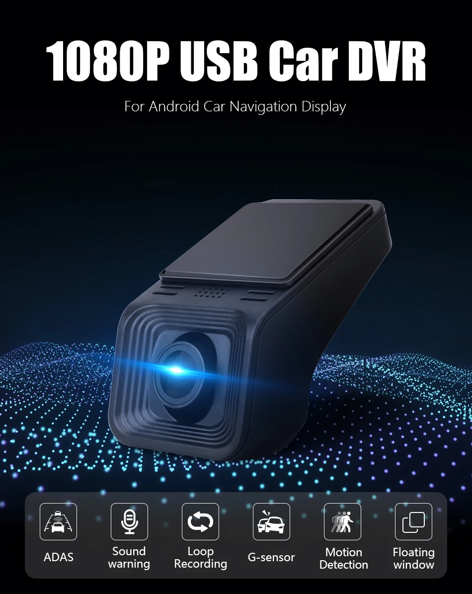 720P avec 32G - Caméra Dvr Hd 1080p Pour Voiture, Dashcam, Adas ...
