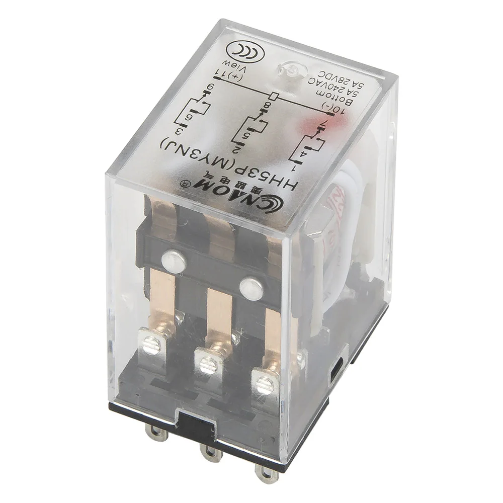 HH53PL-electromagnetic-relay-with-LED-indicator-HH53P-MY3-series-AC ...