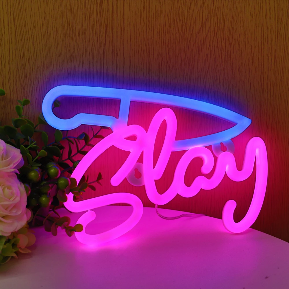 ขายส่งคุณภาพสูงมีด Slay LED Neon Sign Light เกมพิเศษป้ายสำหรับห้อง ...