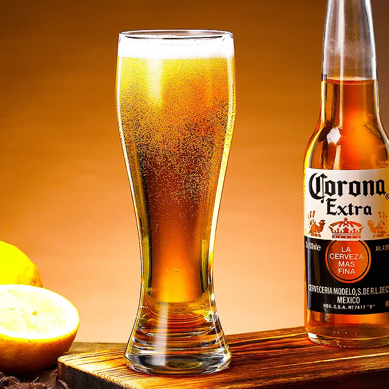 450ML-Transparent-Beer-Mug-High-Waist-Streamlined-Thickened-Glass-Wine ...