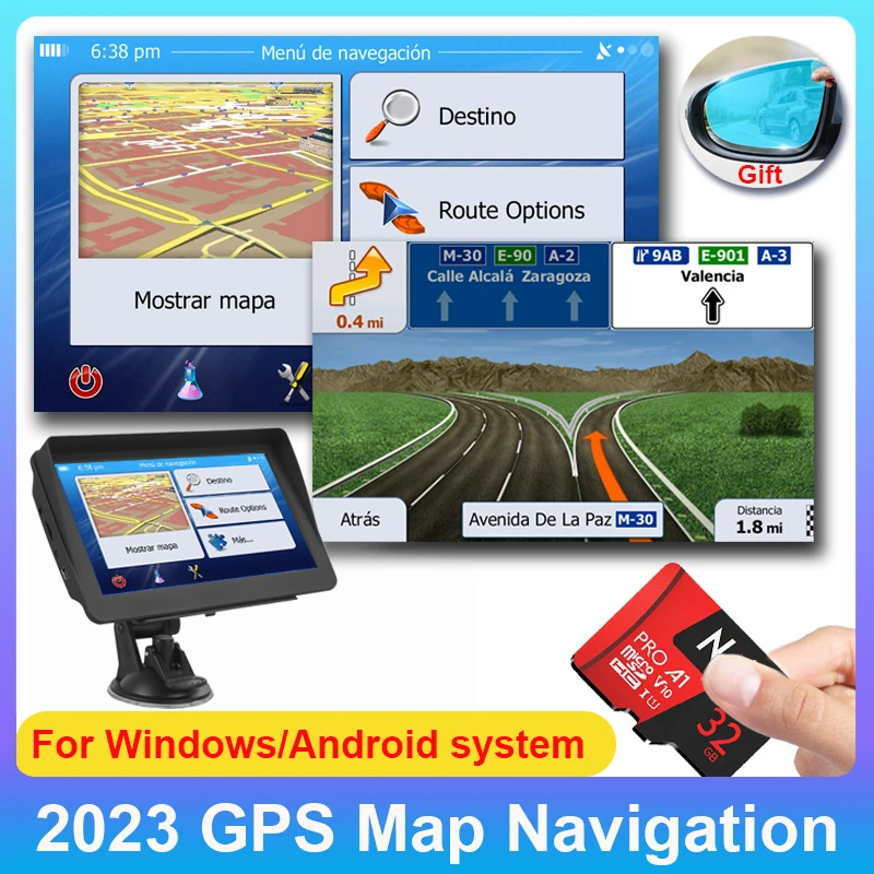 2023-GPS-Map-Navigation-Support-D100-Car-GPS-Navigation-Coverage-Europe-Russia-Spain-France ...