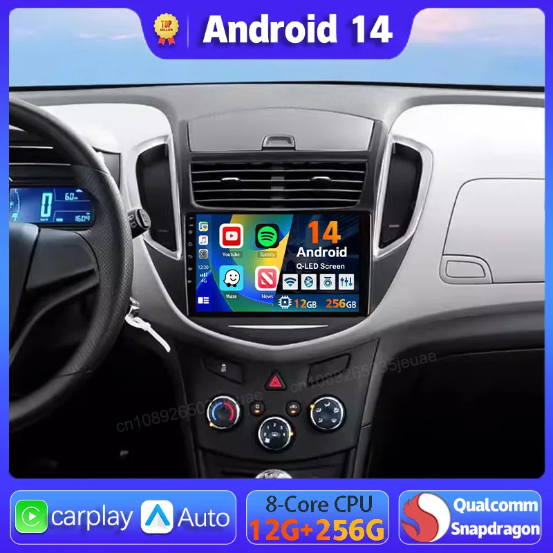 Radio-con-GPS-para-coche-reproductor-de-v-deo-est-reo-con-Android-14 ...