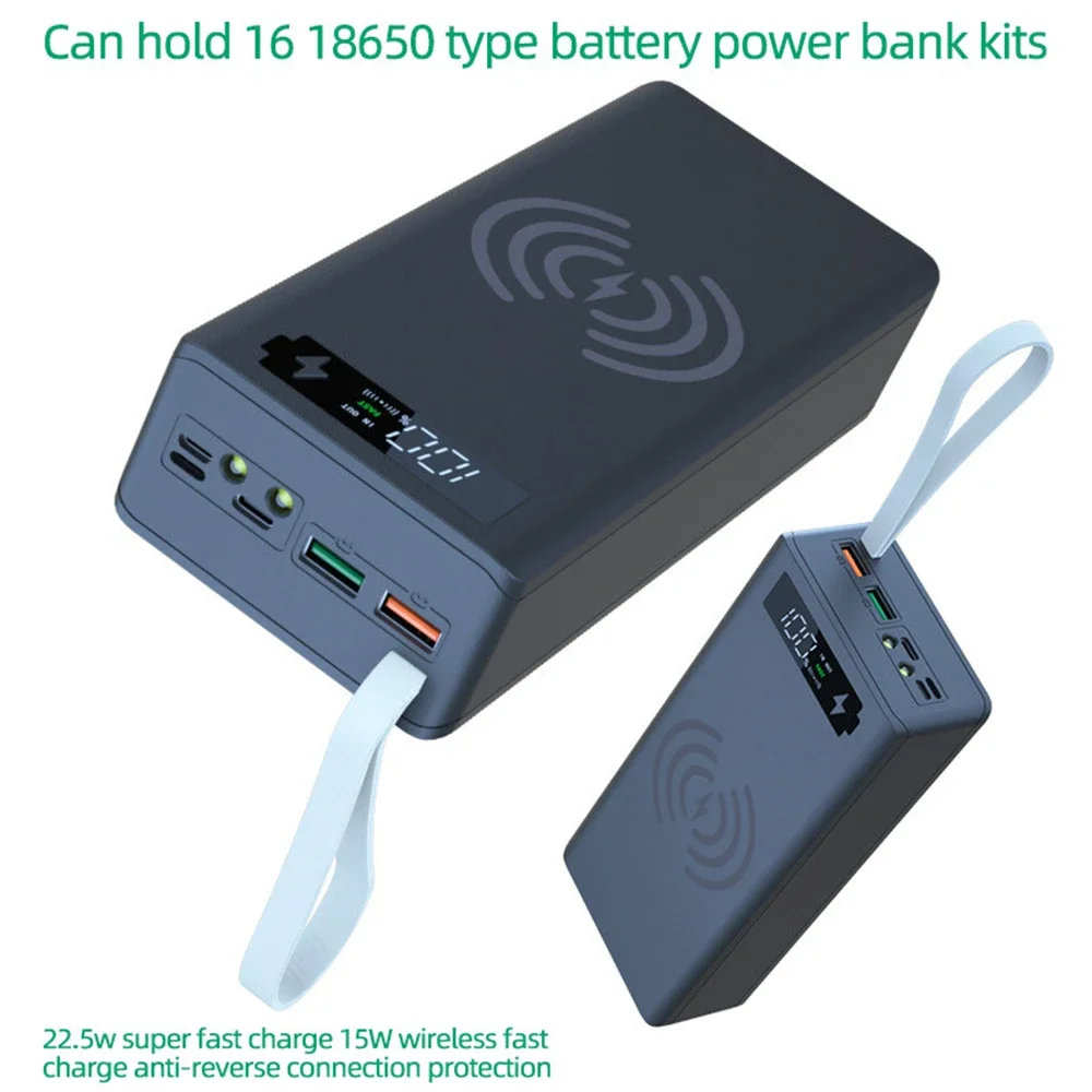 C16 18650 Battery Case USB Welding Free Power Bank Case Detachable ...