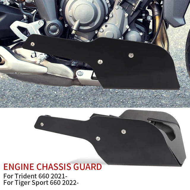 Bash Plate For Trident 660 Engine Chassis Guard For Triumph Tiger Sport ...