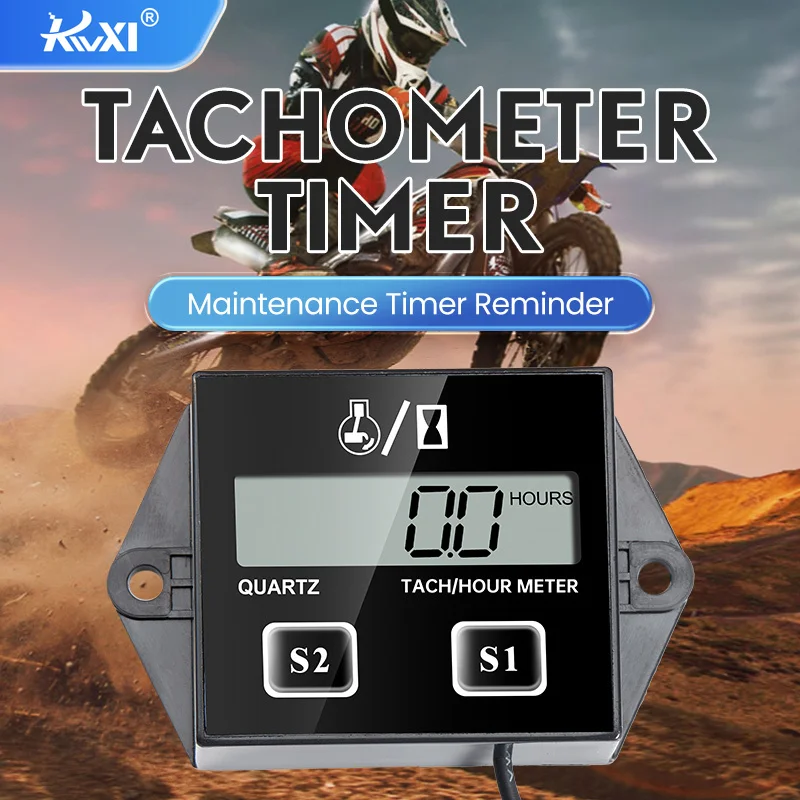 Tac-metro-Hour-Meter-Display-Digital-para-Chainsaw-Lawnmover ...