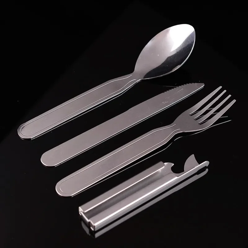 Steel-Spoon-Fold-4pcs-set-Knife-Cooking-Spoon-Set-Portable-Knife ...