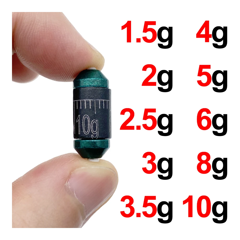 5Pcs-Anti-explosion-lead-Scale-lead-skin-adjustable-weight-fast-lead ...