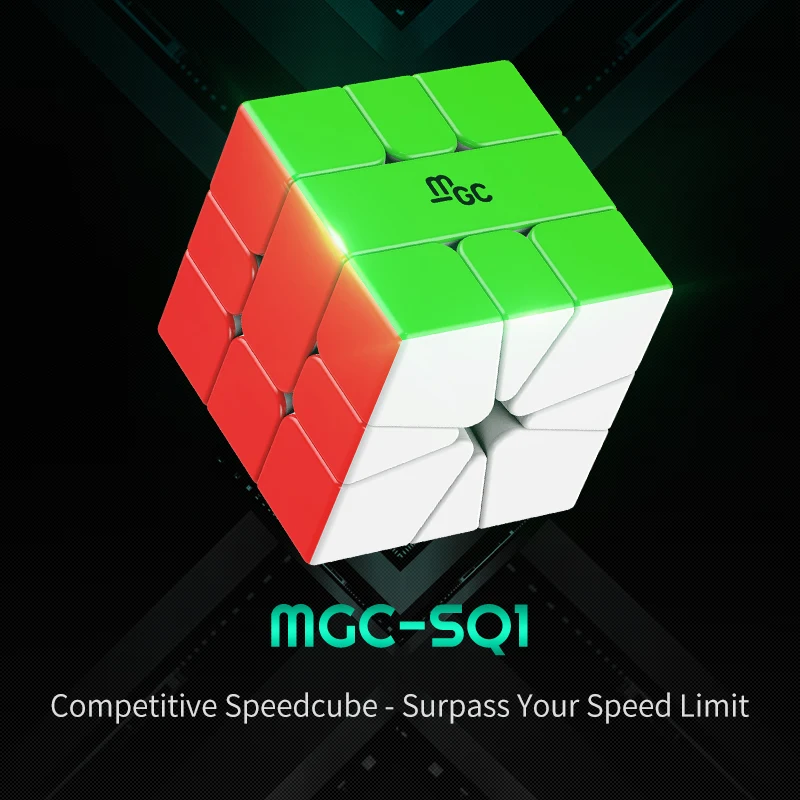 YongJun MGC SQ1 Magnetic Speed Cube Puzzle MGC Series Square 1 Stickers ...