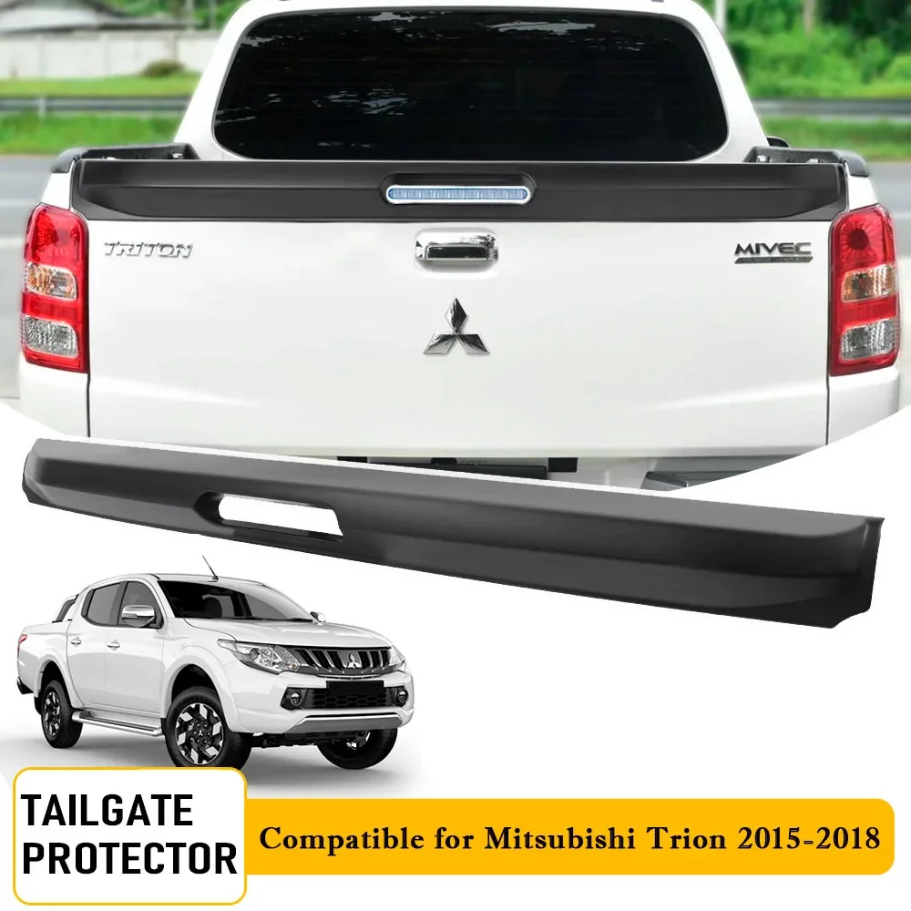 Tailgate-Cover-Spoiler-Rear-Rail-Cap-for-Mitsubishi-Trion-L200-MK5-2015 ...