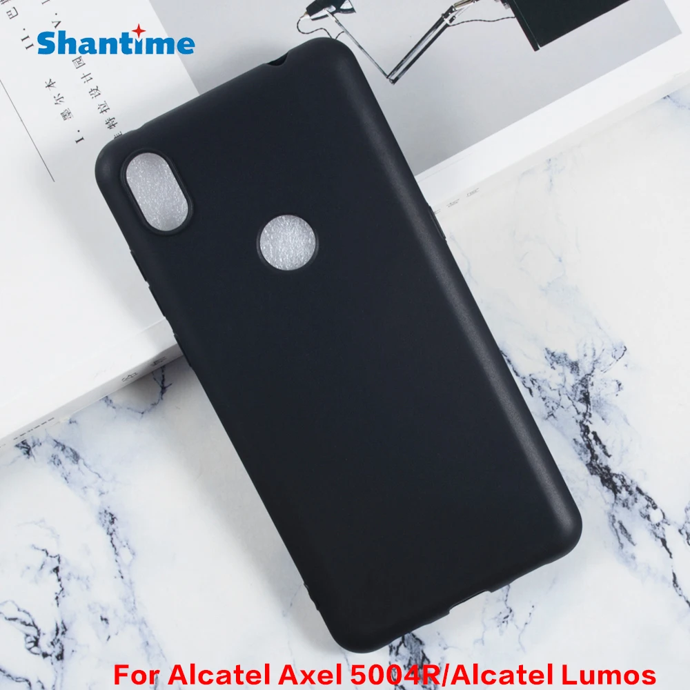 For Alcatel Axel 5004R Gel Pudding Silicone Phone Protective Back Shell ...