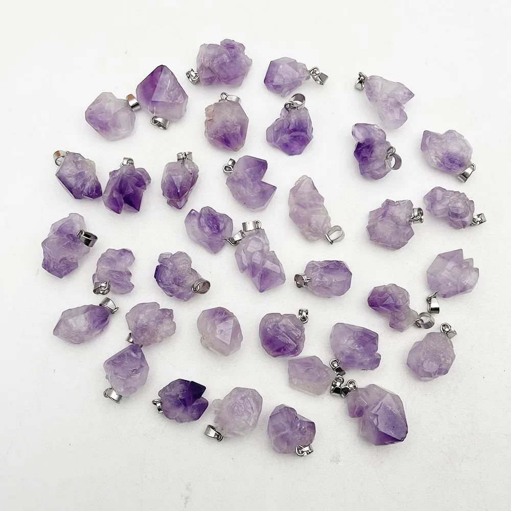 Fashion-new-good-quality-Natural-amethysts-stone-pendants-for-jewelry ...