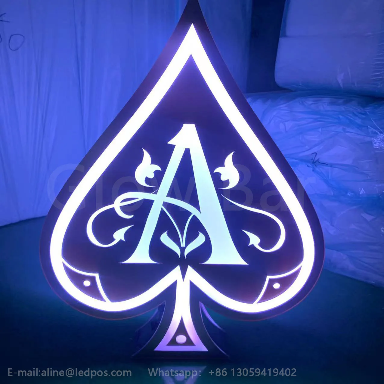 Blue Ace Of Spades Logo