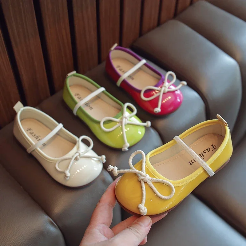 Cute-Girls-Flats-Casual-Kids-Fashion-Solid-Color-2022-Spring-New ...