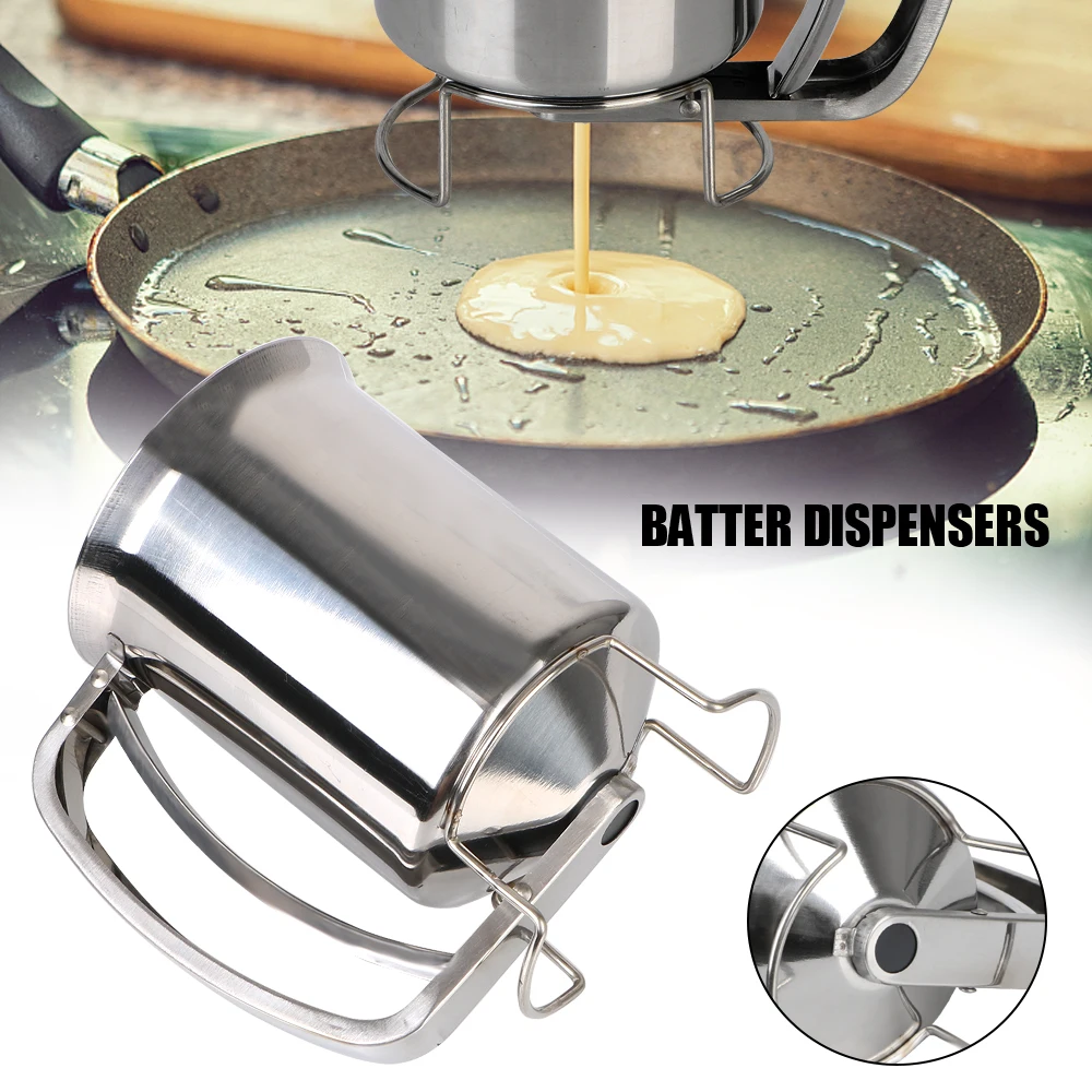 Embudo-de-pist-n-con-soporte-herramienta-de-cocina-de-acero-inoxidable ...