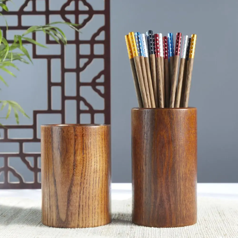 Chopstick-Cage-Solid-Wood-Chopsticks-Storage-Holders-Kitchen-Drain ...