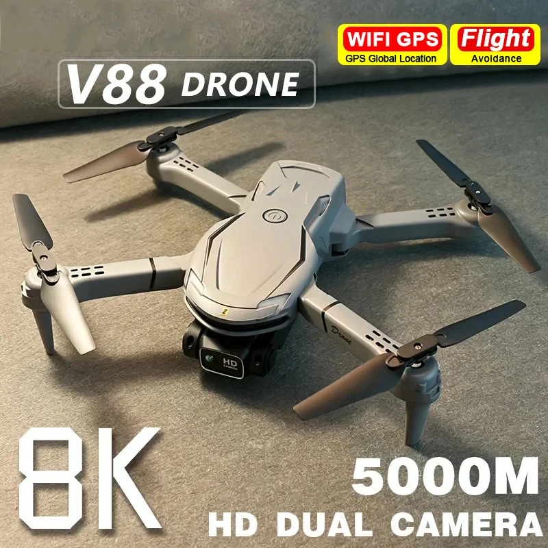 Hd-Mini-V88-Drone-8K-5G-Gps-Professionele-Luchtfotografie-Afstandsbediening-Vliegtuig-Hd-Dual ...