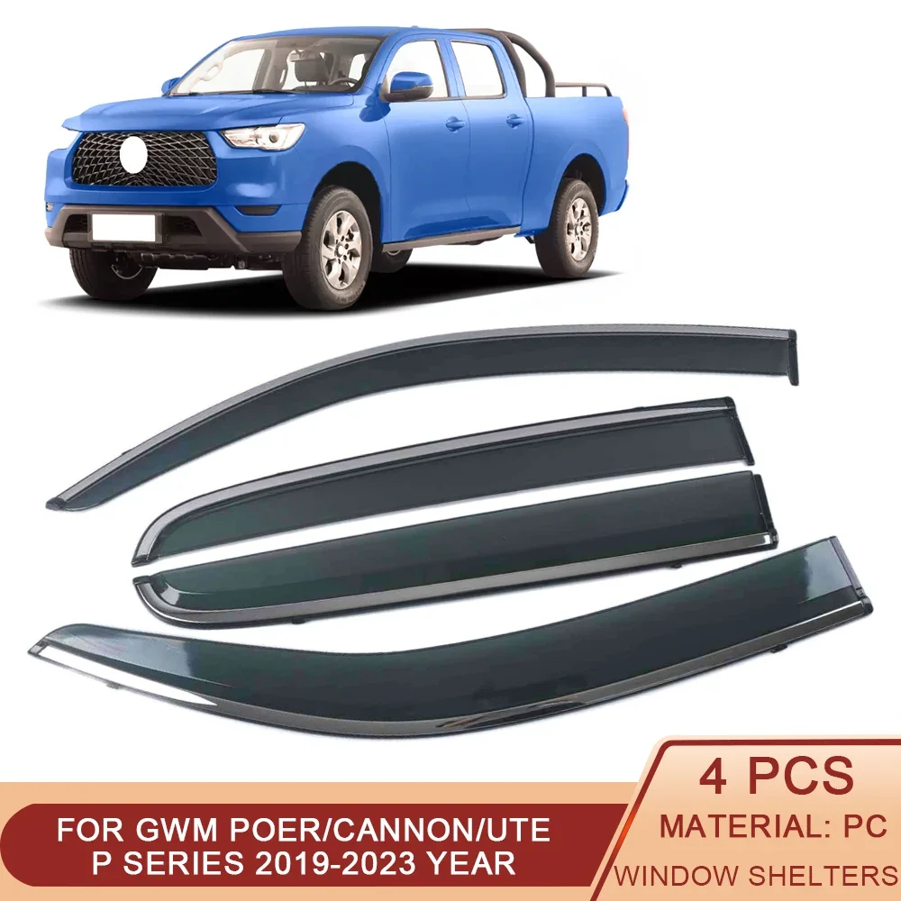 For-GWM-Poer-Cannon-Ute-P-Series-2019-2023-Car-Window-Sun-Rain-Shade ...