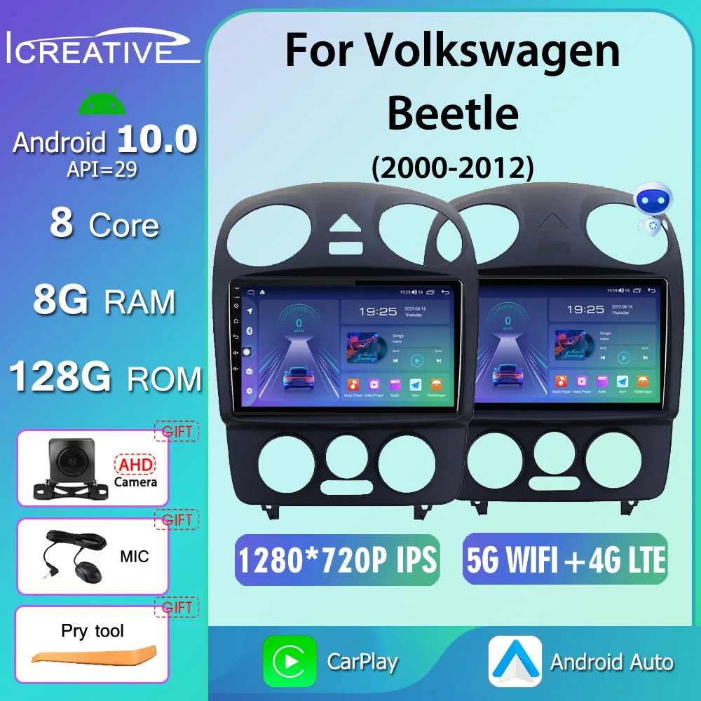7862-QLED-DSP-Android-10-Car-Radio-For-VW-Volkswagen-Beetle-2000-2012 ...