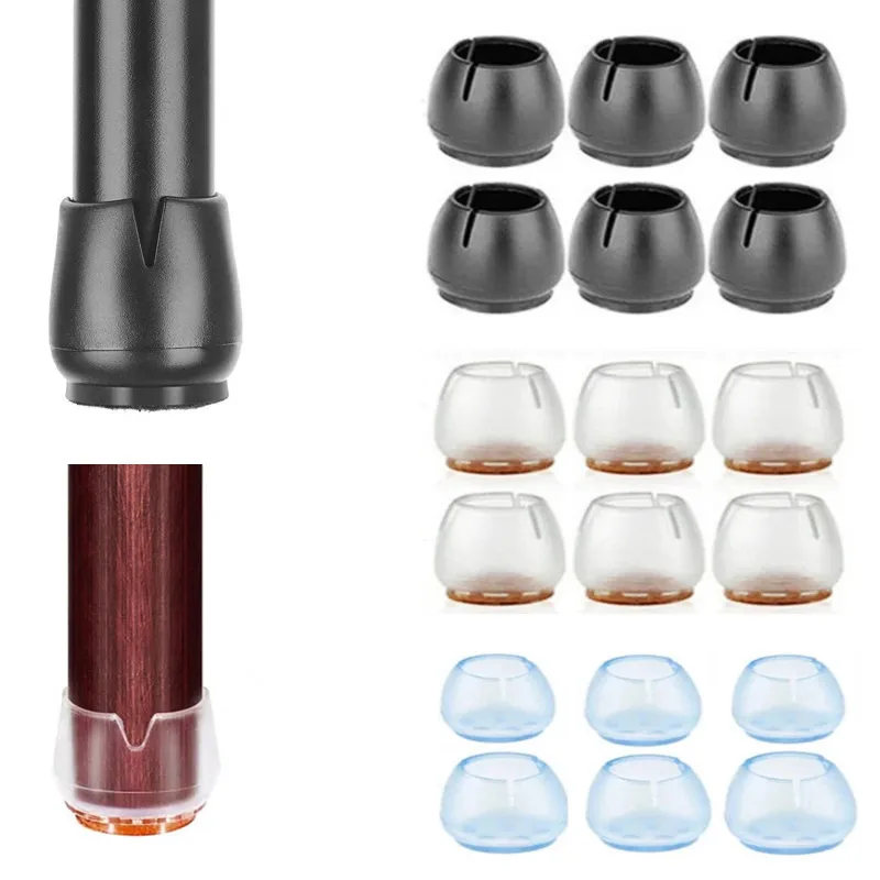 16Pcs-Chair-Leg-Caps-Silicone-Feet-Protector-Pads-Furniture-Table ...
