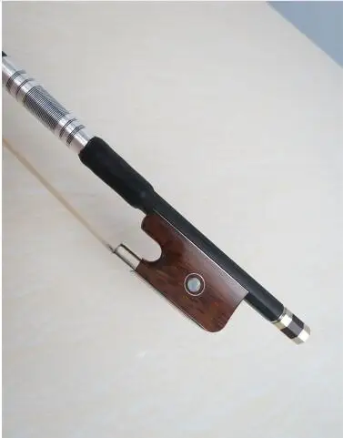 Forte-Black-Carbon-Fibra-Violino-Bow-Snakewood-Sapo-Branco-Bow-Cabelo ...