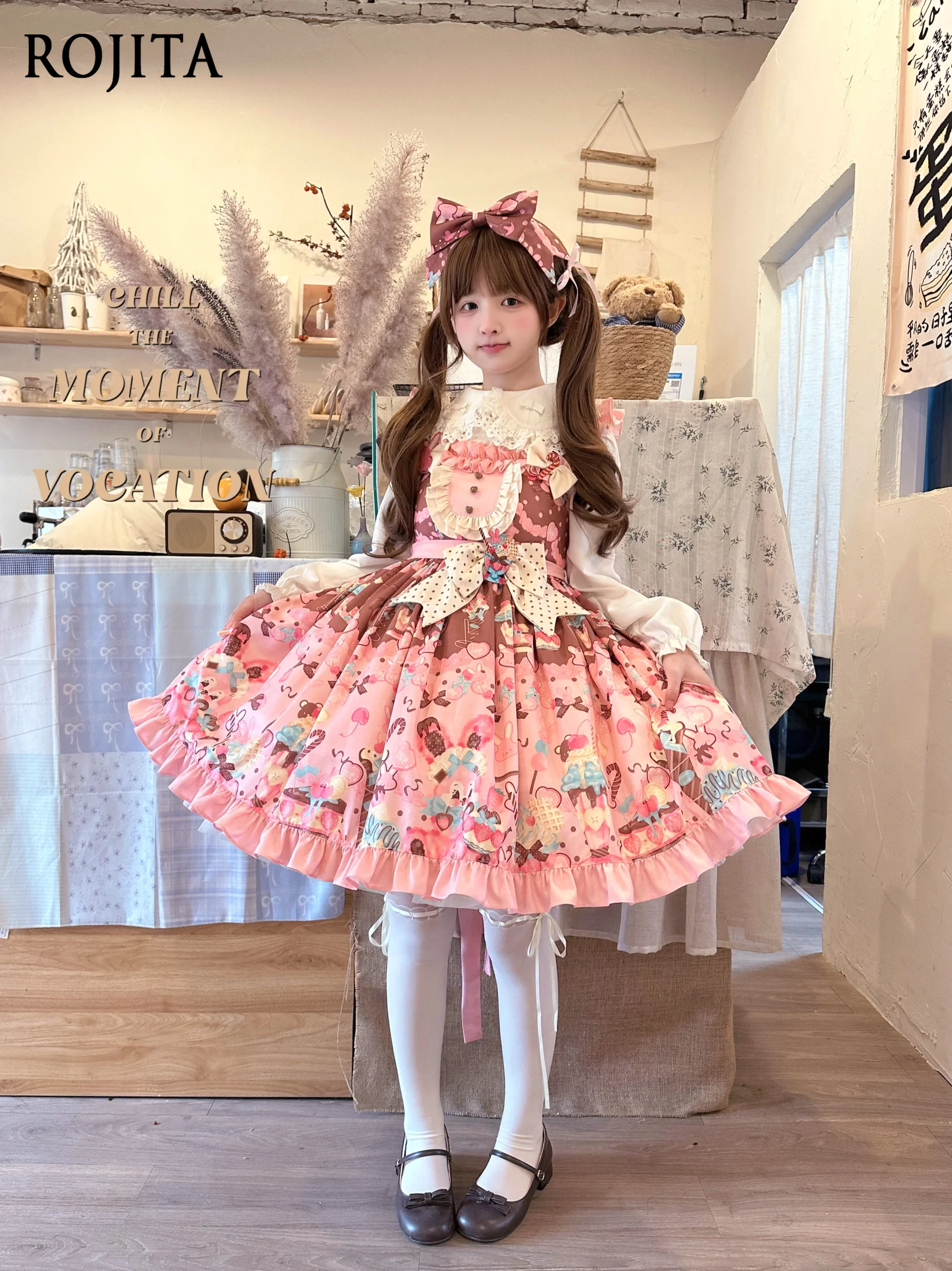 Vestido tutú de fiesta de té para niña, vestido Original de Lolita Jsk ...