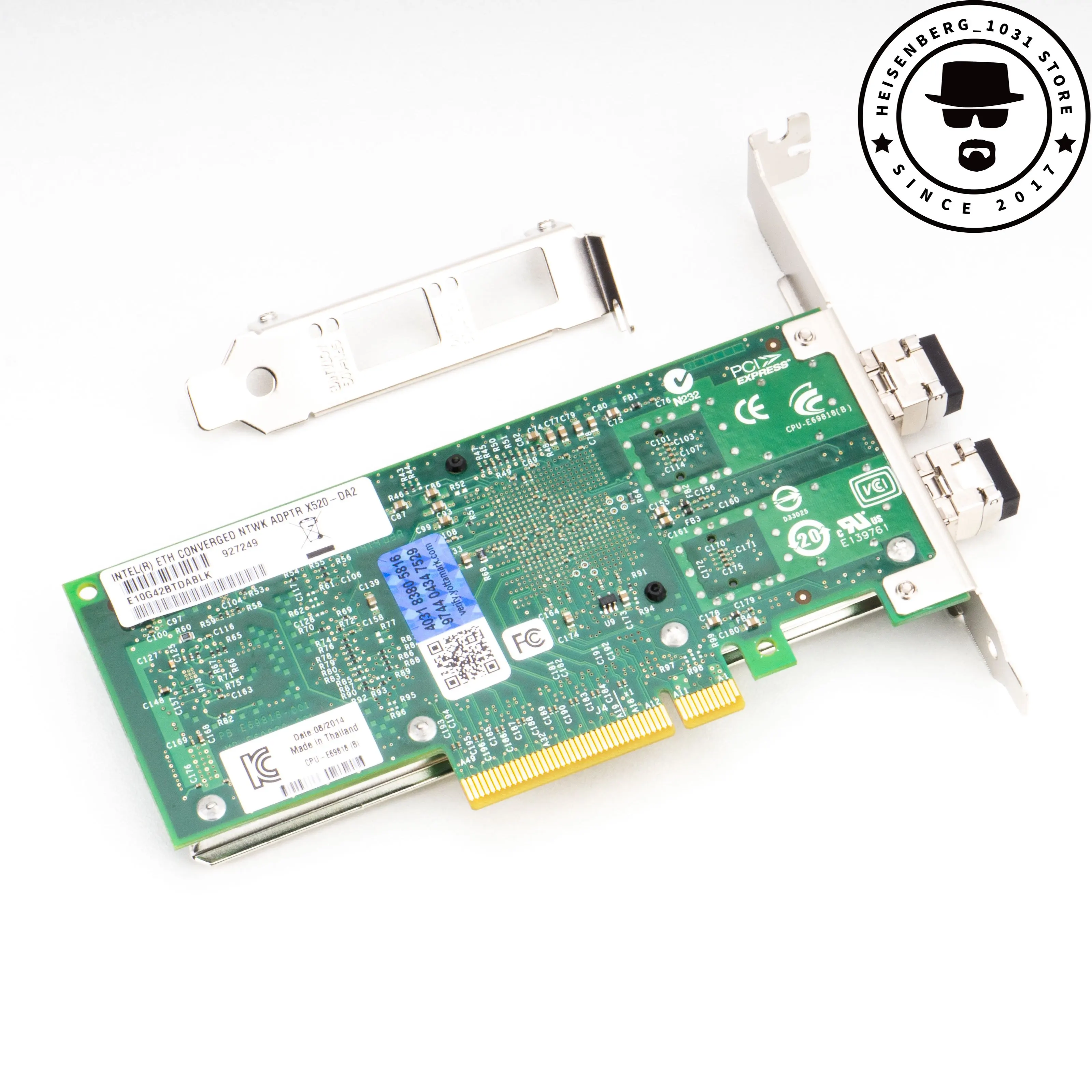 Intel X520 DA2 10Gb 10GbE Network Interface Adapter NIC E10G42BTDA & 2 ...