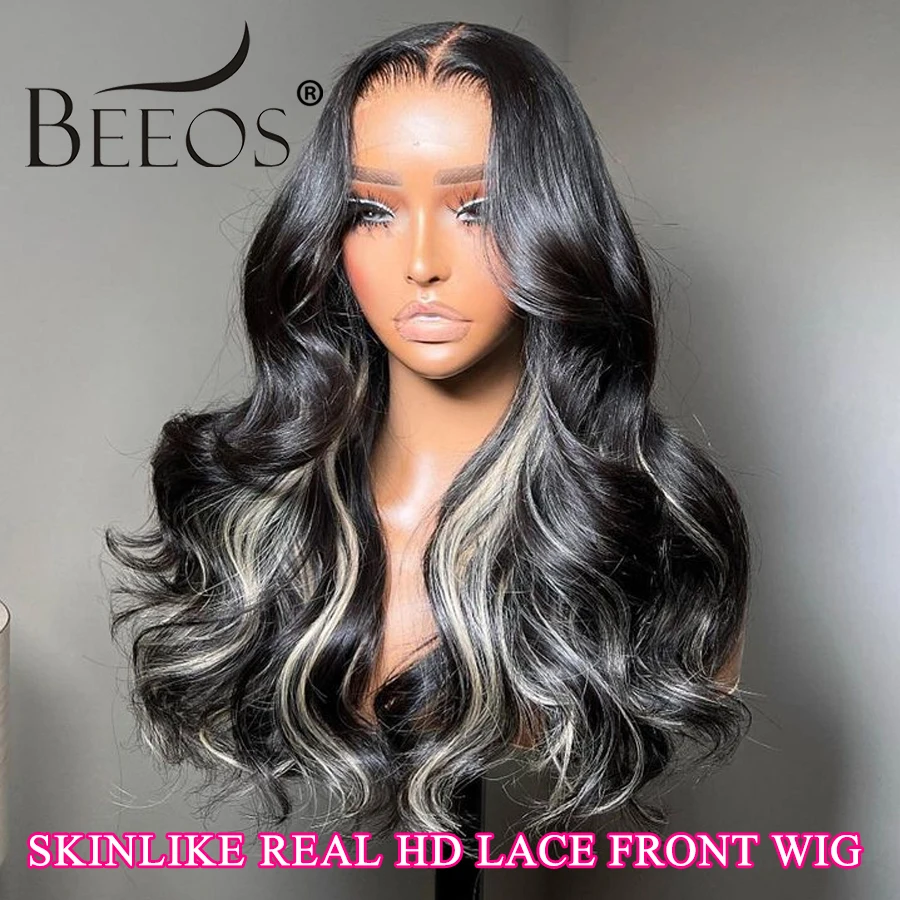 BEEOS-1B-613-Oreo-Highlight-13x6-HD-Lace-Frontal-Wig-250-Pre-plucked ...
