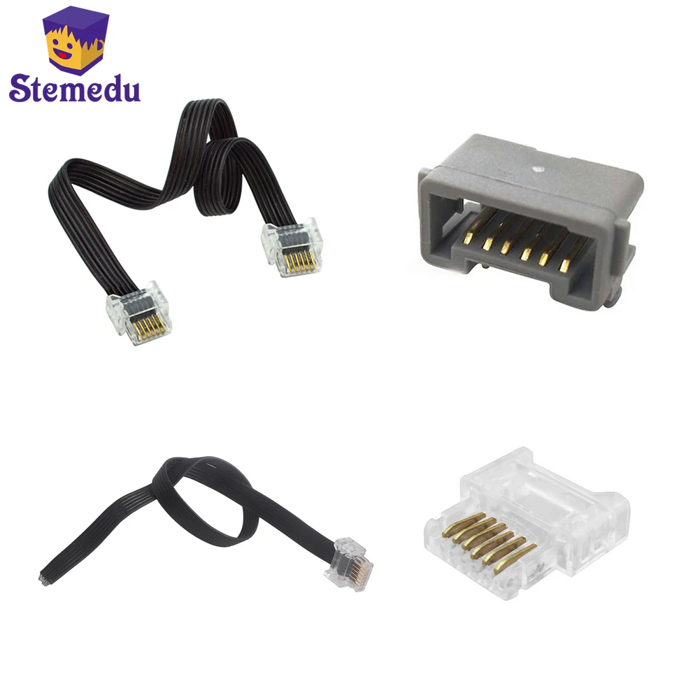 Crystal Connector for We-do2.0 Cable 25cm MOC PF Motor Repair Wire ...