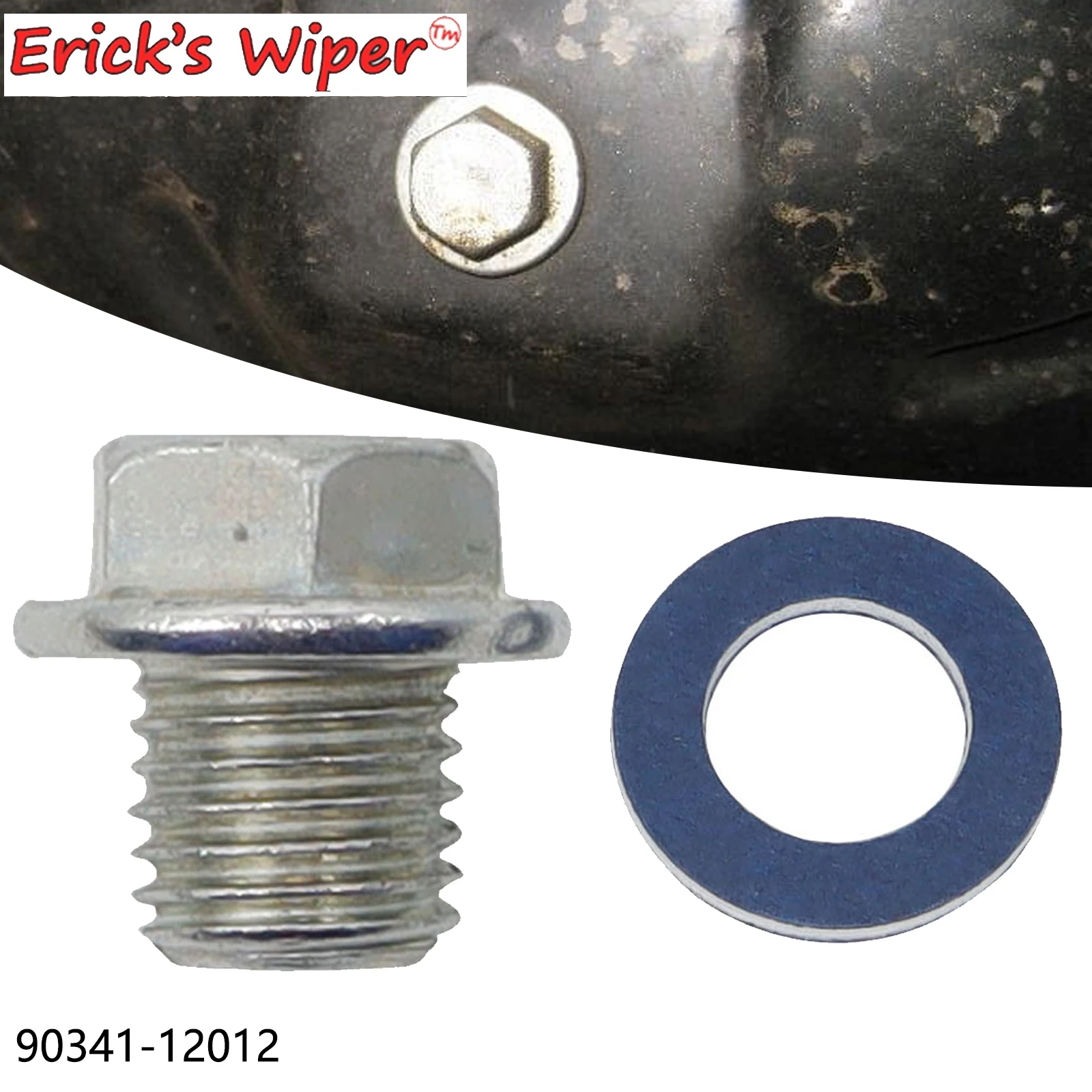 Erick's Wiper Car Engine Thread Oil Drain Sump Gaskets Bolt Screw Seal ...