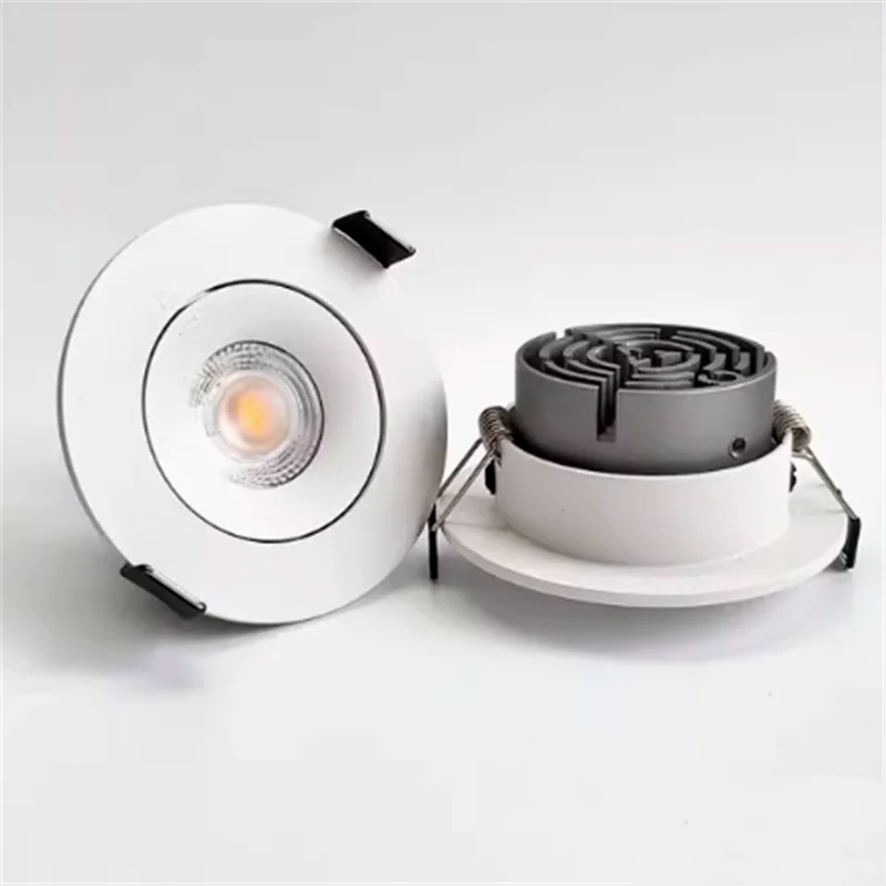 Embedded Ultra-thin LED Downlight 9W12W15W20W24W COB Dimmable Ceiling ...