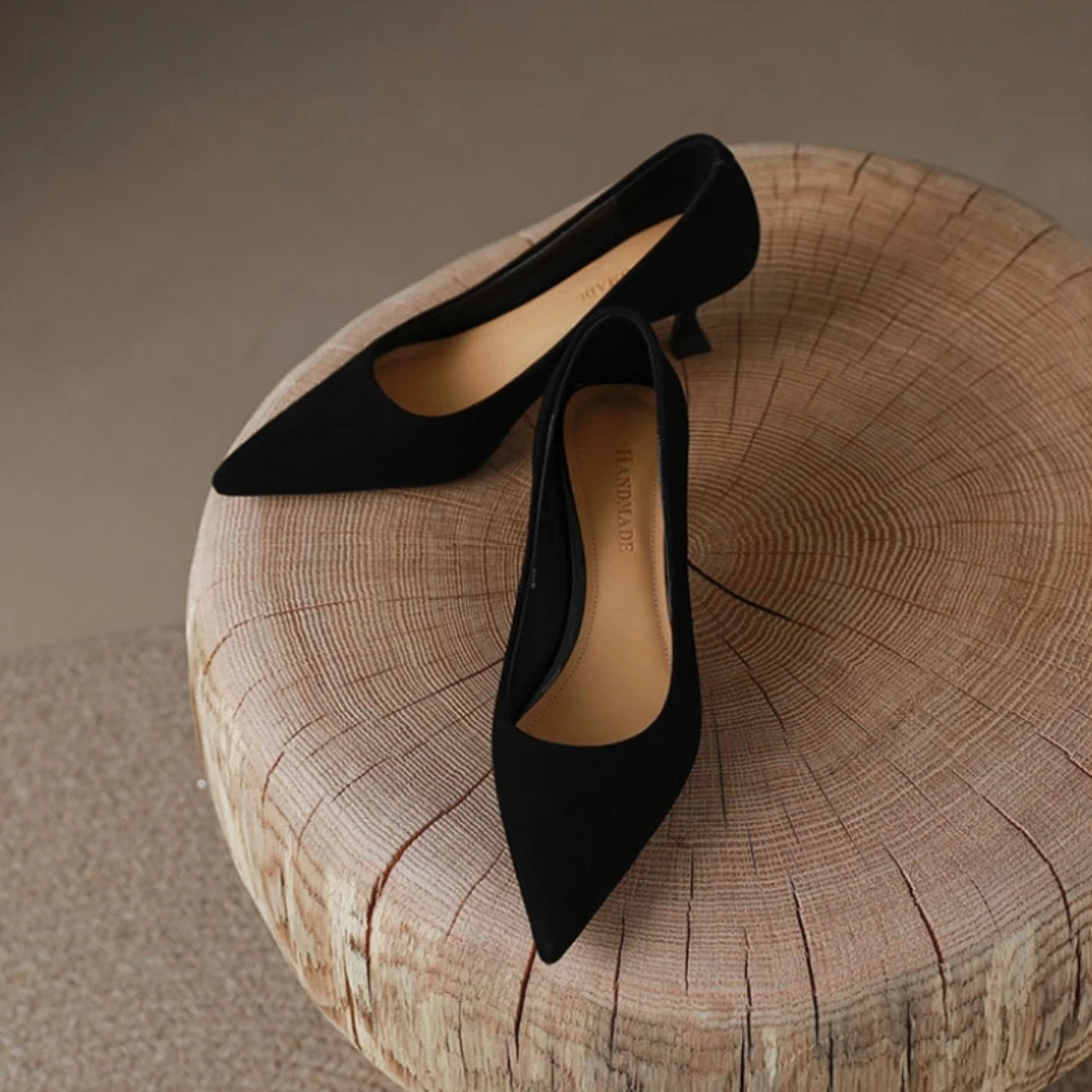 Great-to-wear-New-Minimalist-Shallow-Mouth-Slim-Heels-Women-s-Pointed ...