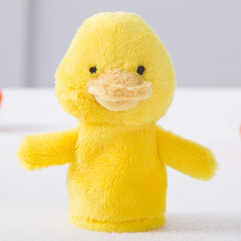 Animal Hand Puppets for Baby Plush Toys Kids Puzzle Piggy Frog Puppy ...