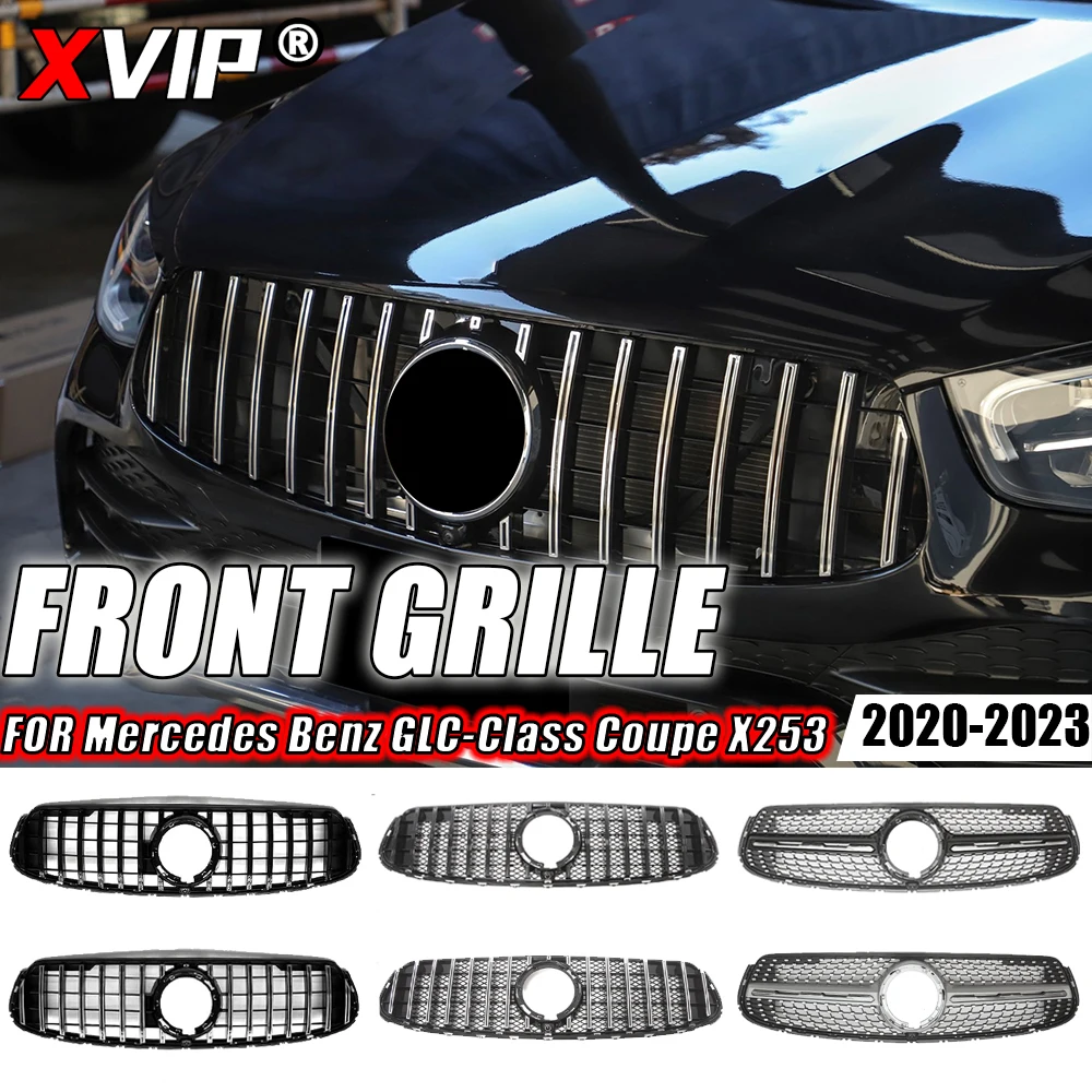 XVIP-rejilla-de-parachoques-delantero-para-coche-accesorio-cromado ...