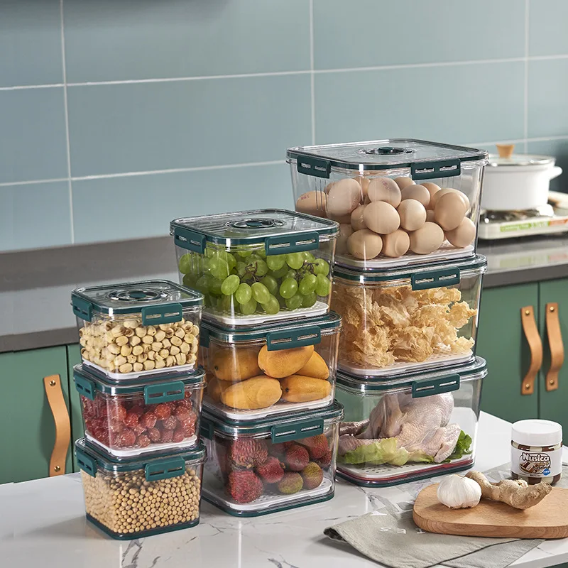 Refrigerator-Food-Organizer-Box-Fresh-Keeping-Storage-Container-with ...